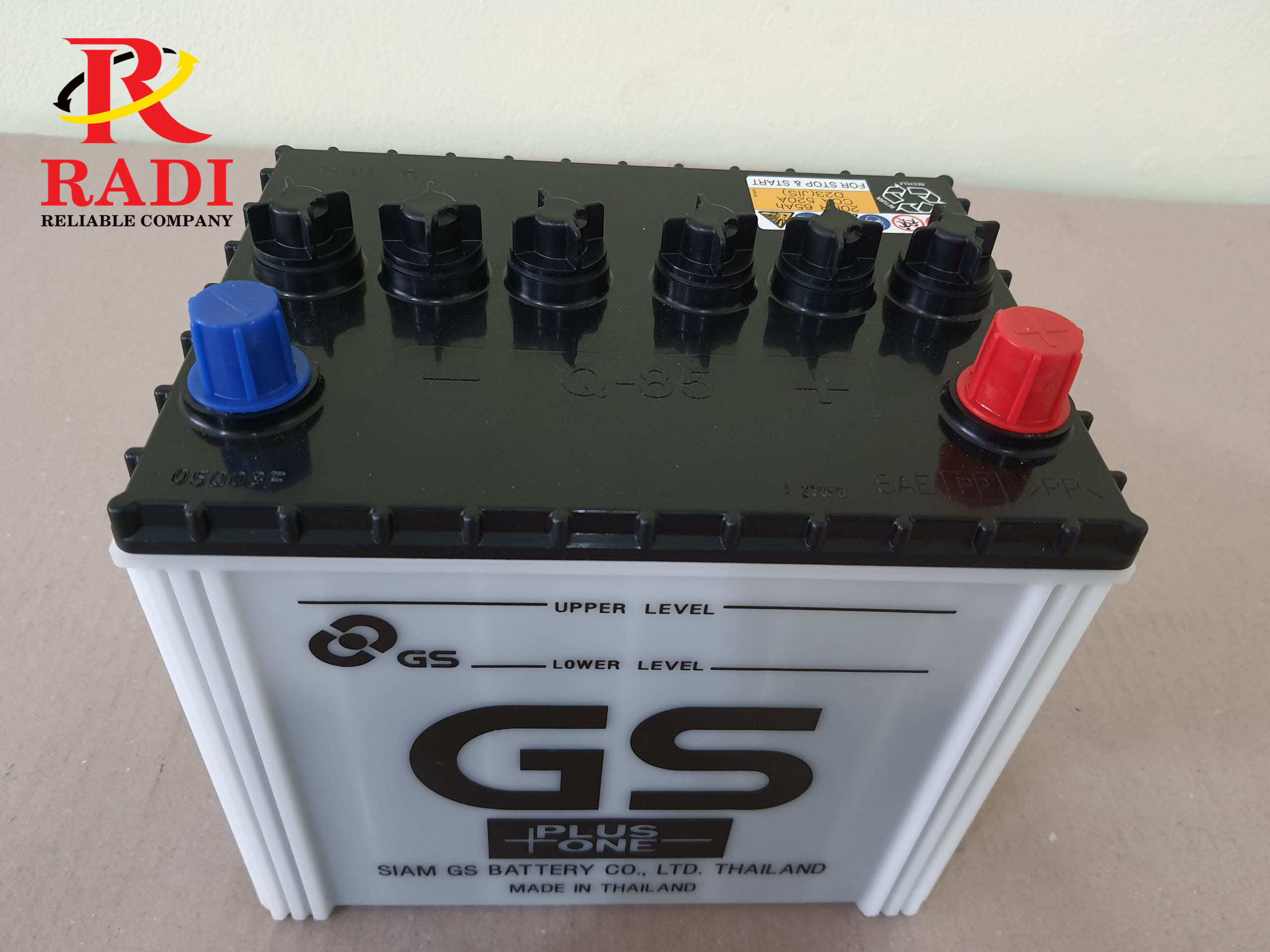 Ắc quy GS Q85 (12V-65Ah) ắc quy theo xe Mazda chính hãng